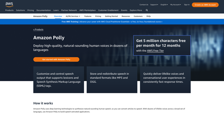 Amazon Polly: La aplicación de inteligencia artificial que convierte t ...