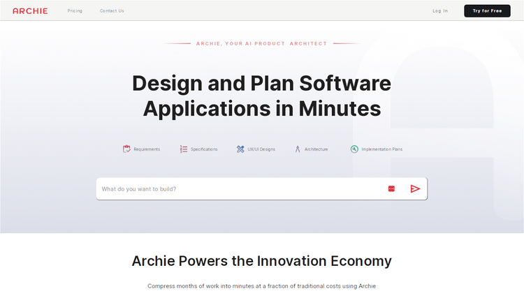 Archie AI: Revoluciona el Diseño de Productos Digitales con ...
