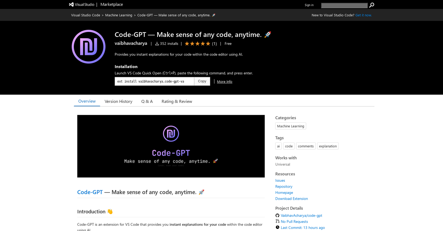 Obtén explicaciones inmediatas para tu código con Code-GPT – Yeswelab