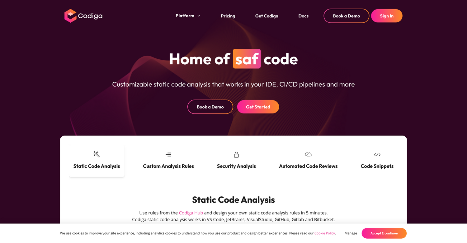 Codiga: Herramienta de análisis de código estático con inteligencia ar ...