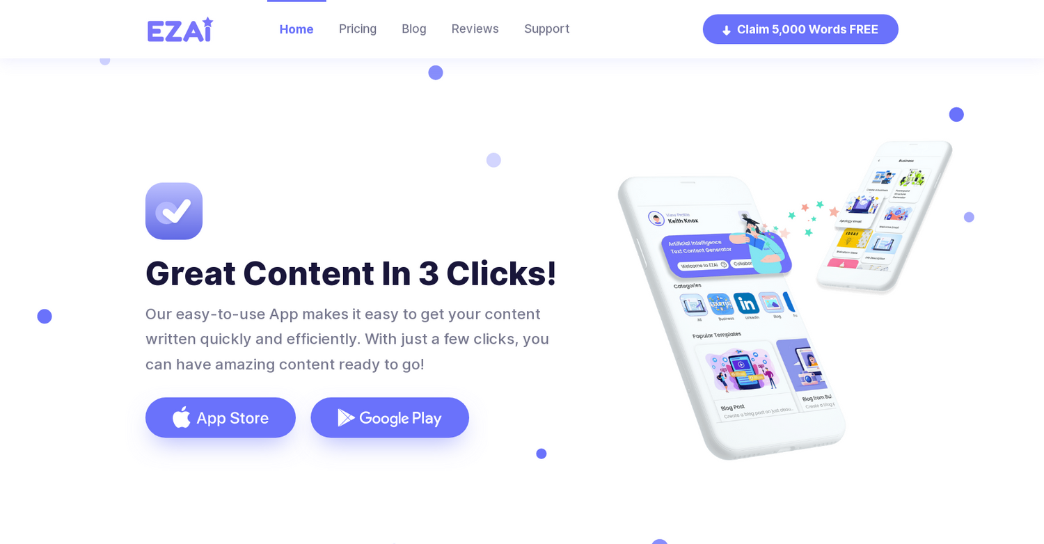 EZAi AI - La aplicación de inteligencia artificial para crear contenid ...