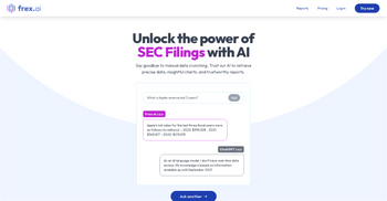 Frex.ai: Herramienta de análisis financiero impulsada por IA – Yeswelab