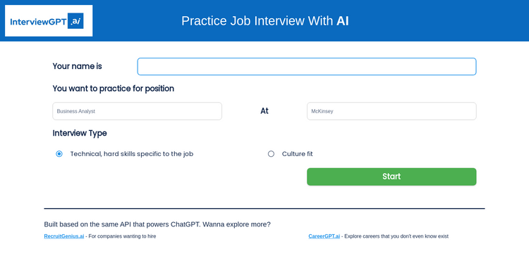 Prepara tu Entrevista de Trabajo con InterviewGPT.ai – Yeswelab
