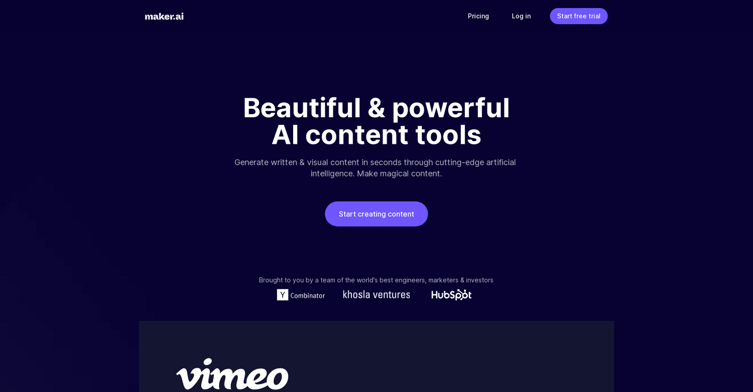 Maker AI: Herramientas de generación de contenido AI potentes – Yeswelab