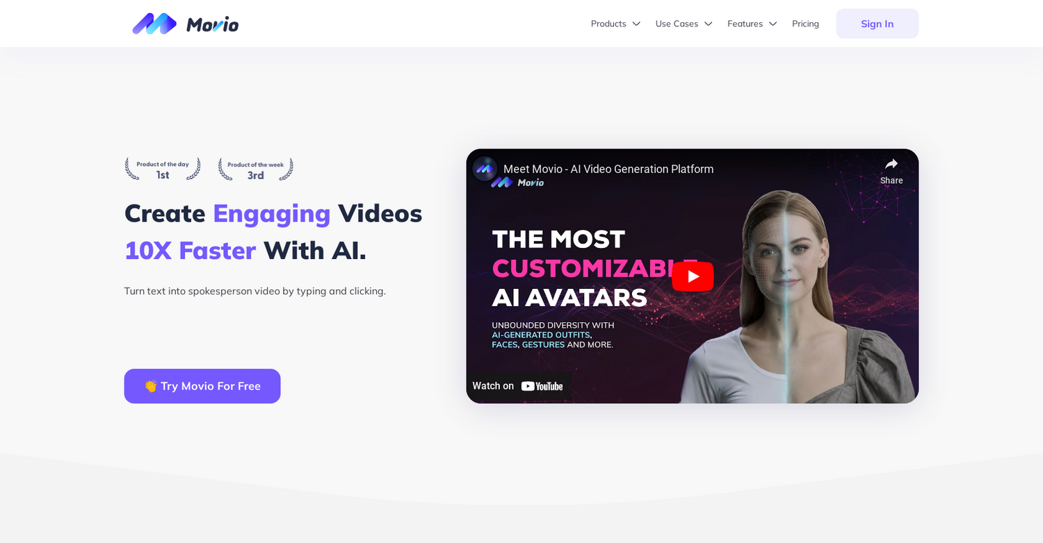 Crea videos profesionales con Movio, la aplicación de inteligencia art ...