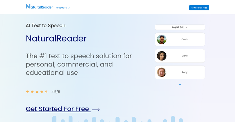 NaturalReader - Solución AI de Texto a Voz para uso personal, comercia – Yeswelab