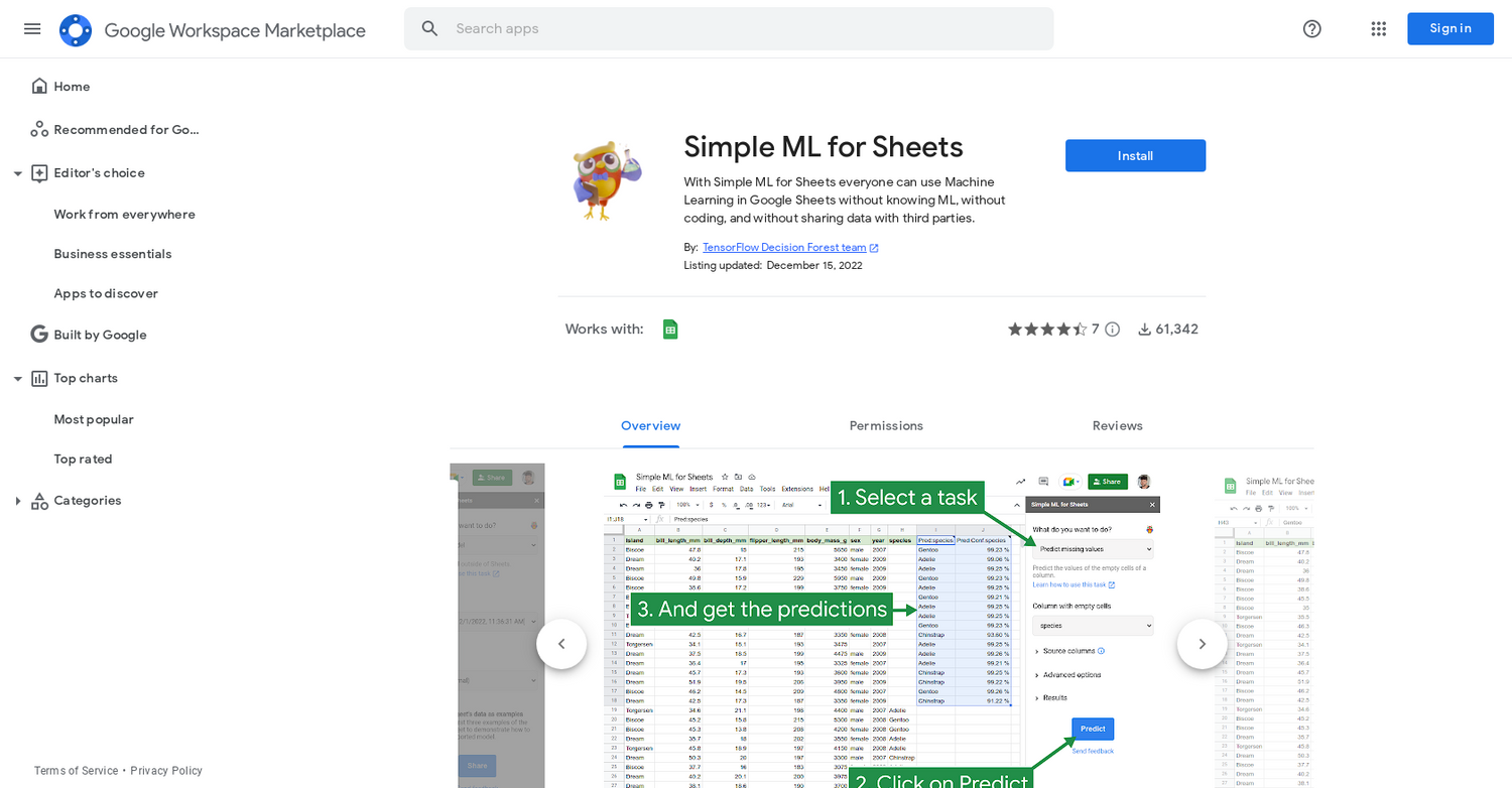 Simple ML for Sheets - Aprende Machine Learning sin saber programar – Yeswelab