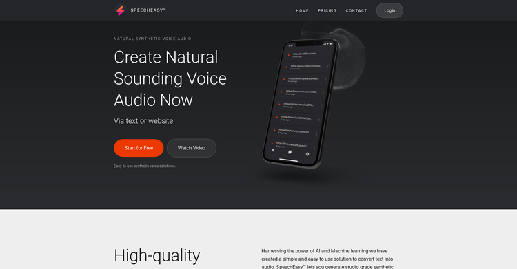 SpeechEasy - La herramienta de texto a voz impulsada por IA – Yeswelab