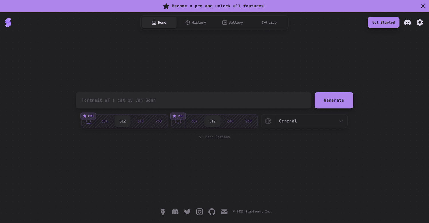 Generador de Imágenes AI Gratuito StableCog – Yeswelab