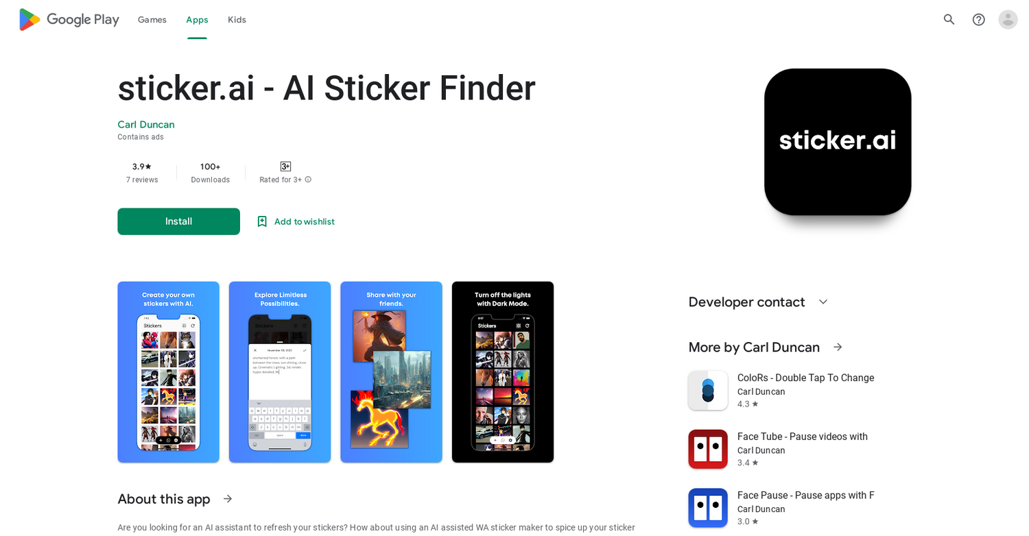 Sticker.AI - Encuentra stickers con inteligencia artificial – Yeswelab