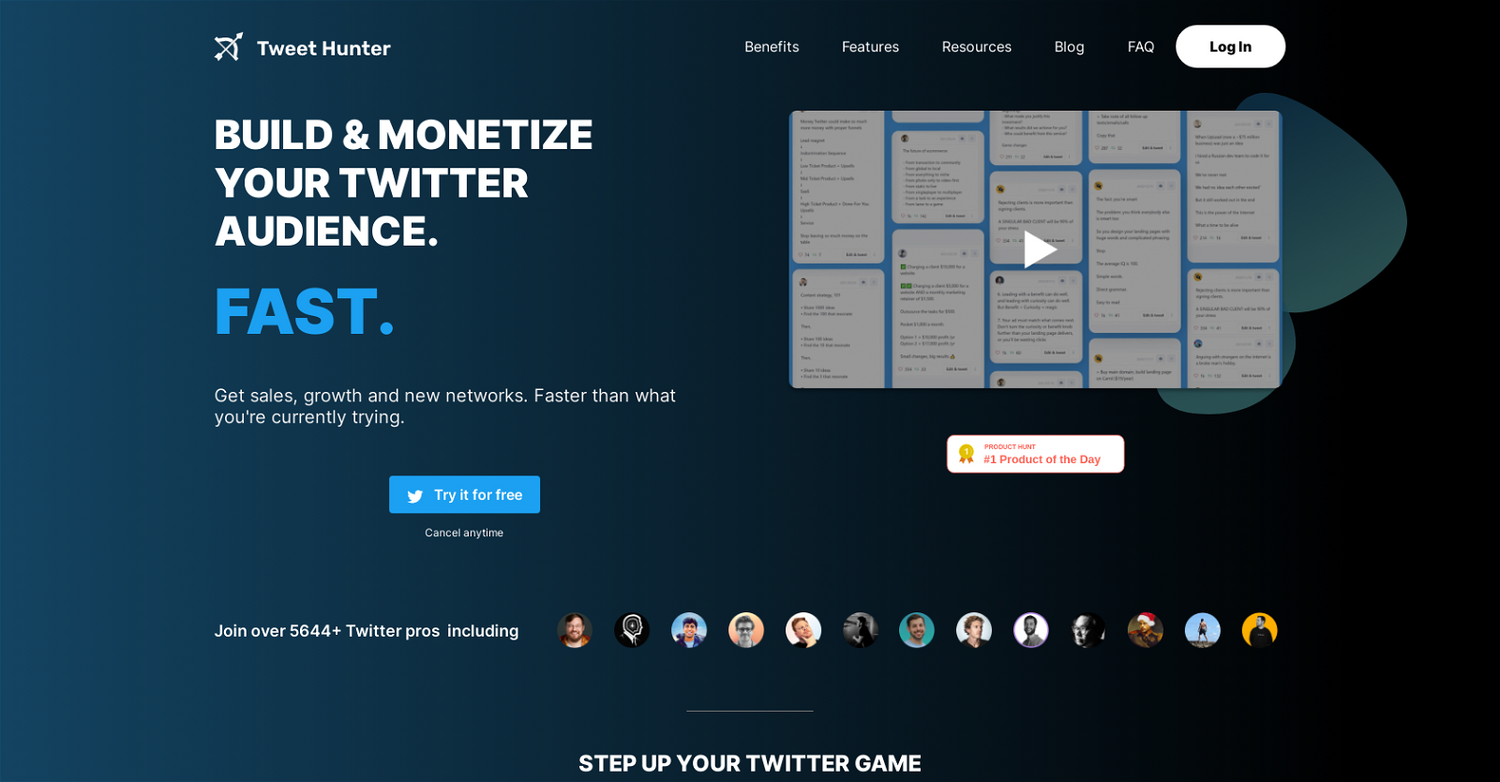 Tweet Hunter: La Mejor Herramienta de Inteligencia Artificial para ...